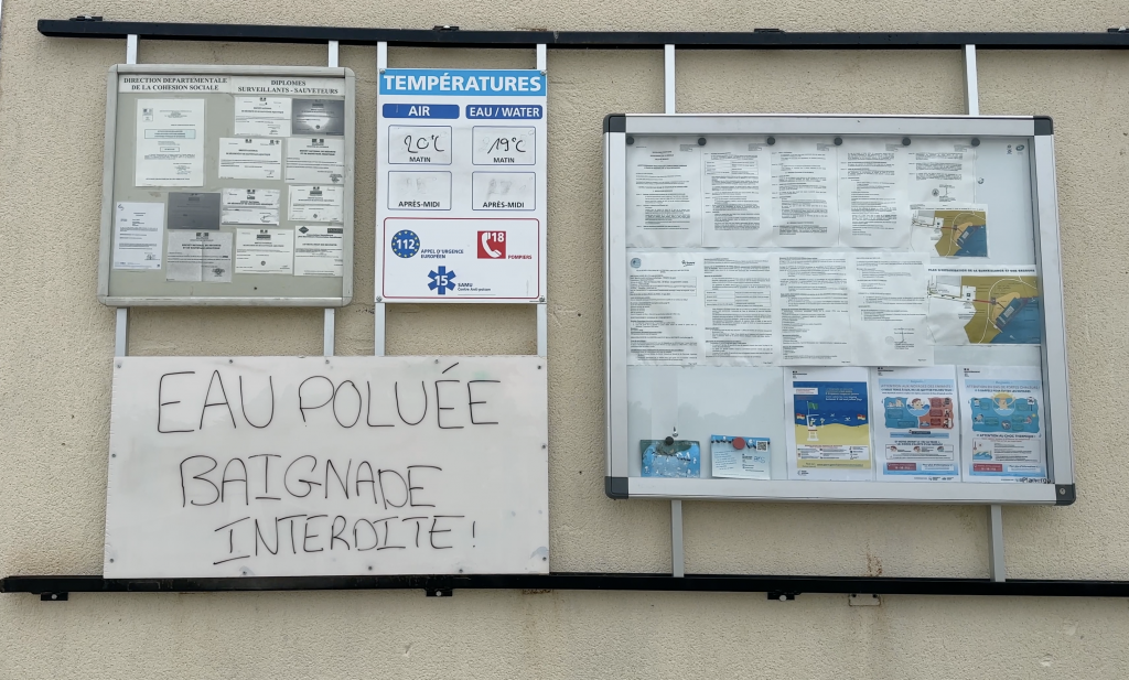 Woippy-Plage : pas de baignade en raison de cyanobactéries