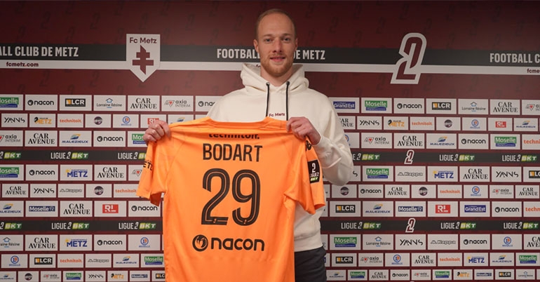 Arnaud Bodart est le nouveau gardien du FC Metz