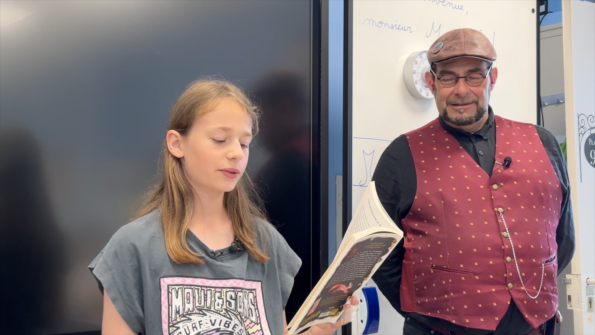 Mathilde, prodige de la lecture et future championne de France