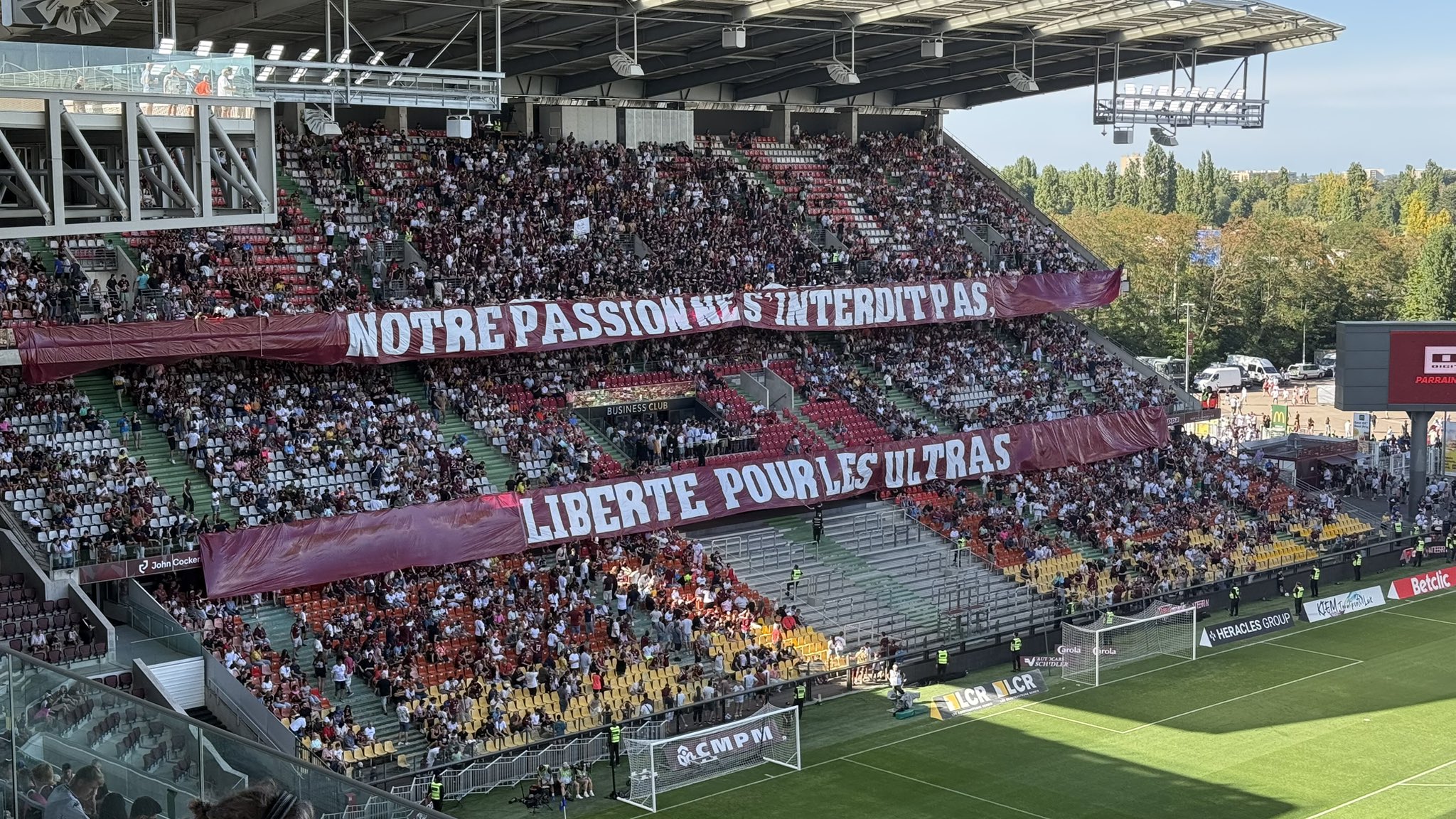 FC Metz : les Ultras repositionnés pour le match contre Angers